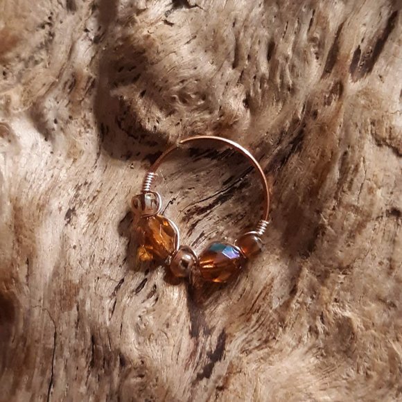 Thriftyposh910 | Jewelry | Copper Nose Tragus Daith Ring Hoop With ...